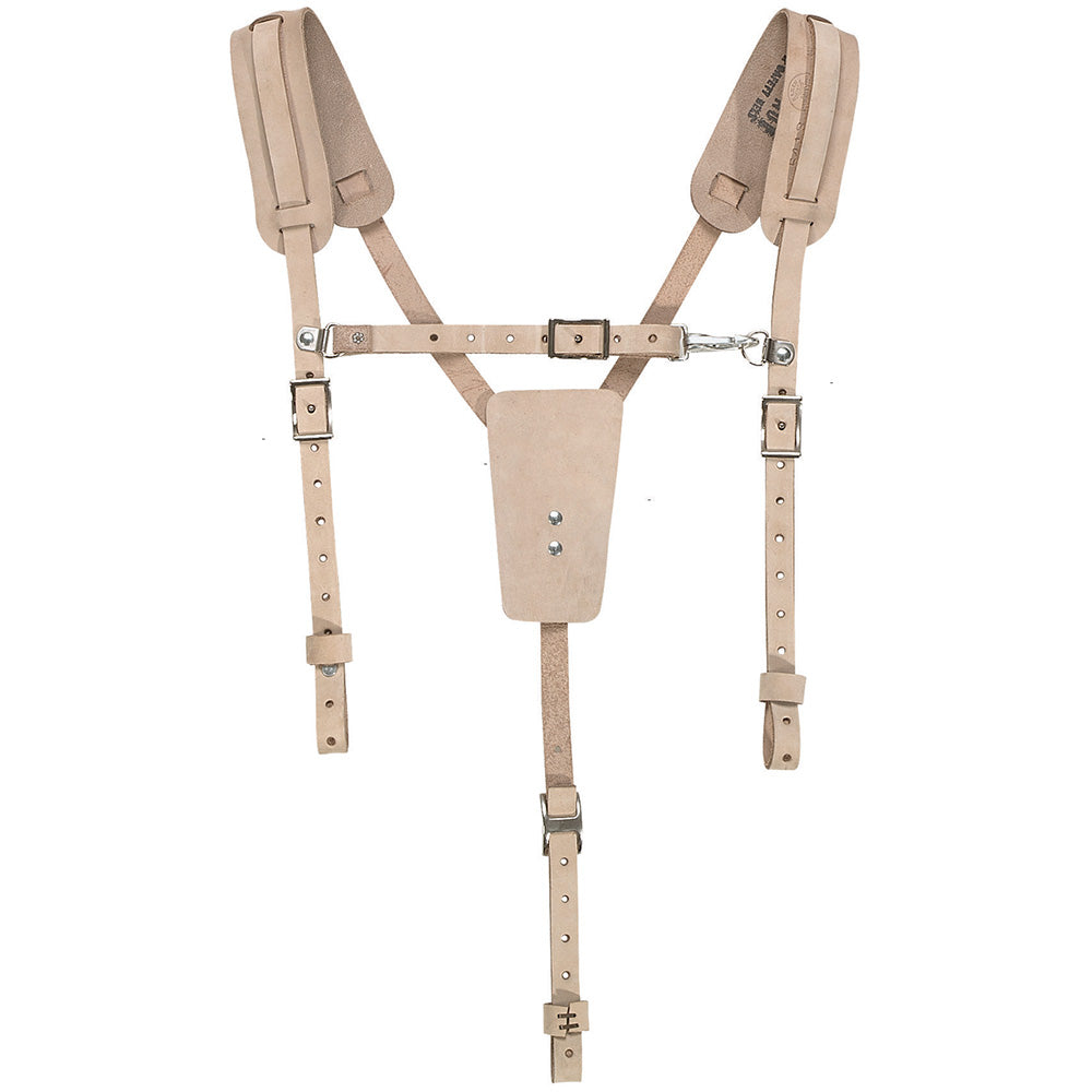 Klein Soft Leather Work Belt Suspenders – PowerGear