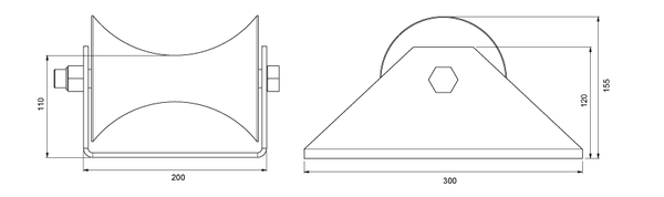 Slingco Heavy Duty Straight Line Cable Roller – PowerGear